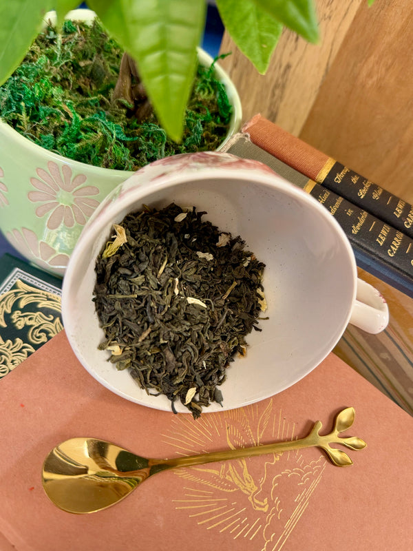 Jasmine with Flowers - Green Tea – The Blue Turtle Tea & Spice Co.